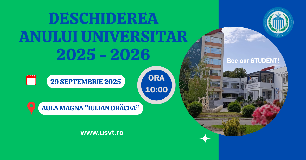 Deschiderea Anului Universitar 2025 - 2026 | UNIVERSITATEA DE ȘTIINȚELE ...